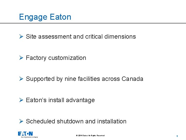 PowRLine 4 R Retrofit Panelboard 2014 Eaton All