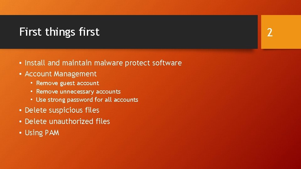 Cyber Patriot Lecture Series Ubuntu 14 64 bit