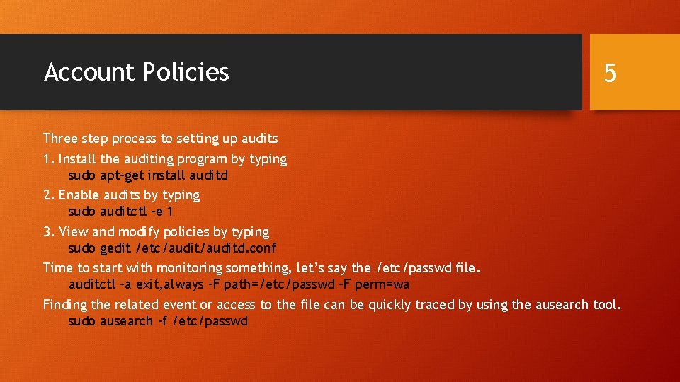 Cyber Patriot Lecture Series Ubuntu 14 64 bit