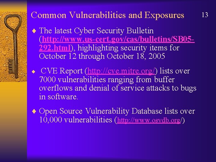 1 Information Assurance vulnerabilities threats and controls Dr