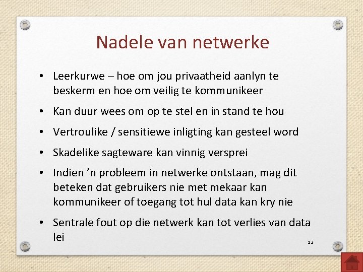 Module 2 1 Inleiding tot netwerke Inhoud Wat