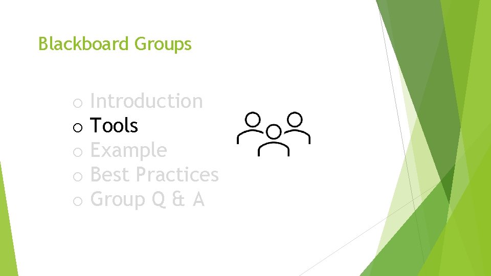 Using the Group Tools in Blackboard Engaging Students