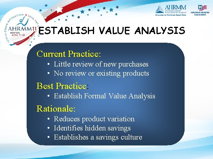 Supply Chain Best Practices Presented to Society for