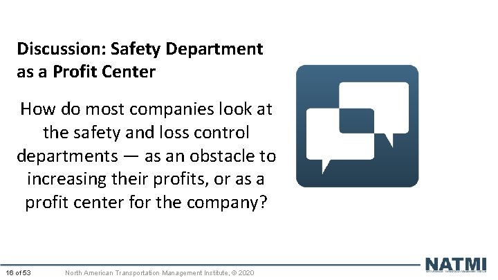 Module 2 Safety is Good Business Managing Motor