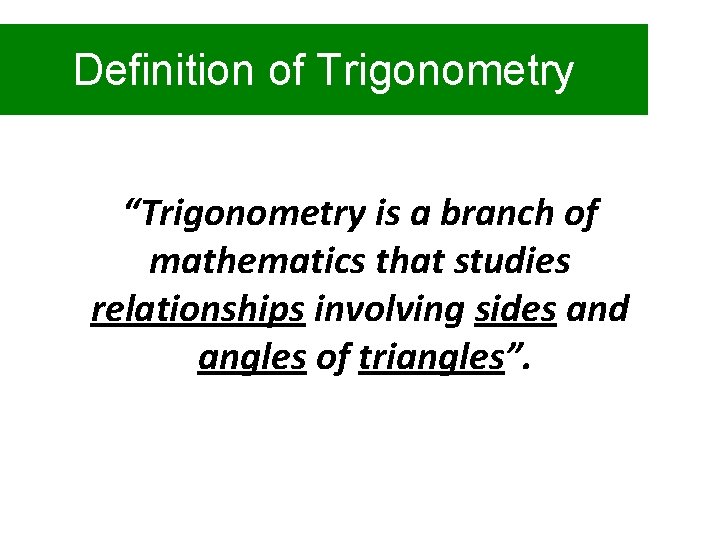 Day 3 Basic Concepts Objectives At the end