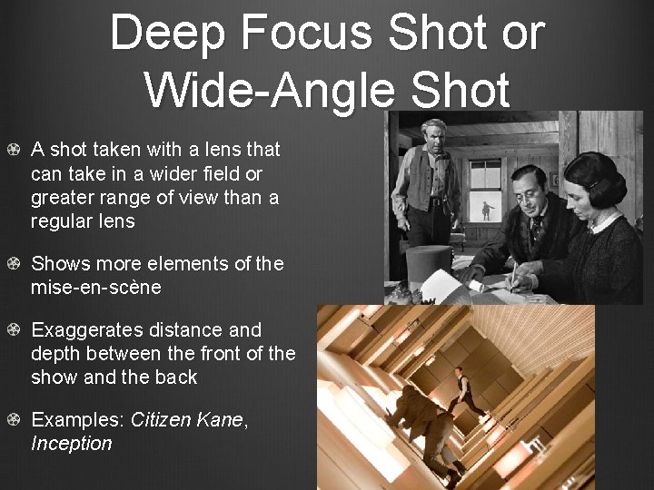 Shots Angles and Lighting Film Analysis Part One