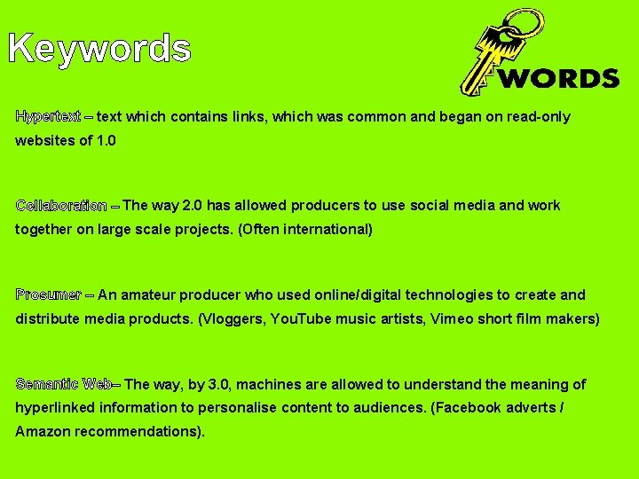 UNIT 6 Social Media and Globalisation Learning Outcomes