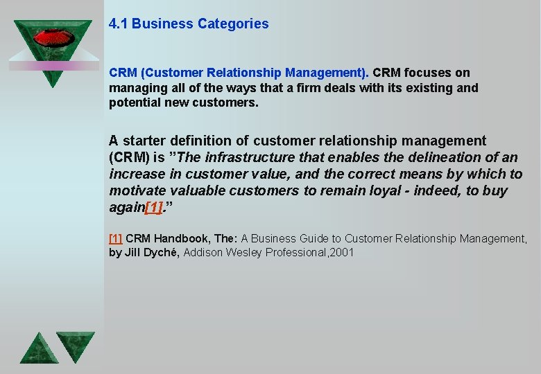 Chapter 4 BUSINESS CATEGORIES AND MODELS IN Internet