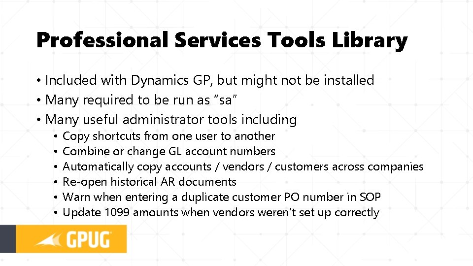 Topics Today Capability Professional Services Tools Library PSTL