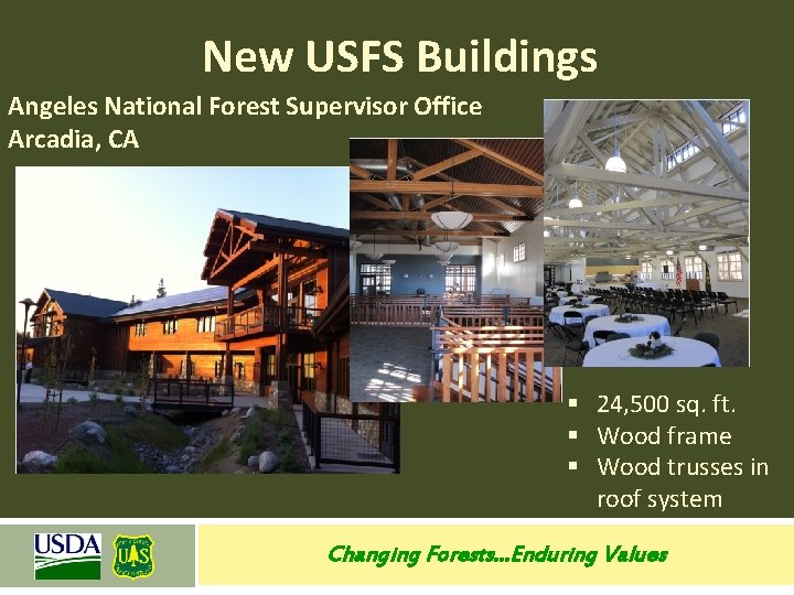 Progress Report on USDA and USFS Green Building