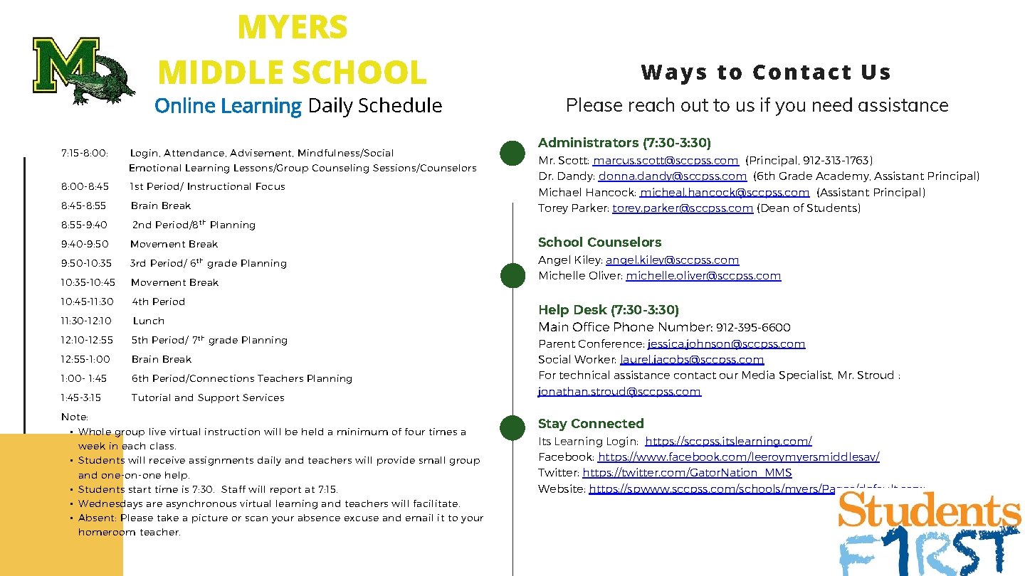 Principal Marcus Scott IV BEST MIDDLE SCHOOL IN