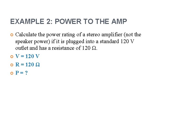 POWER AND ENERGY ELECTRICAL SAFETY Electricity can be