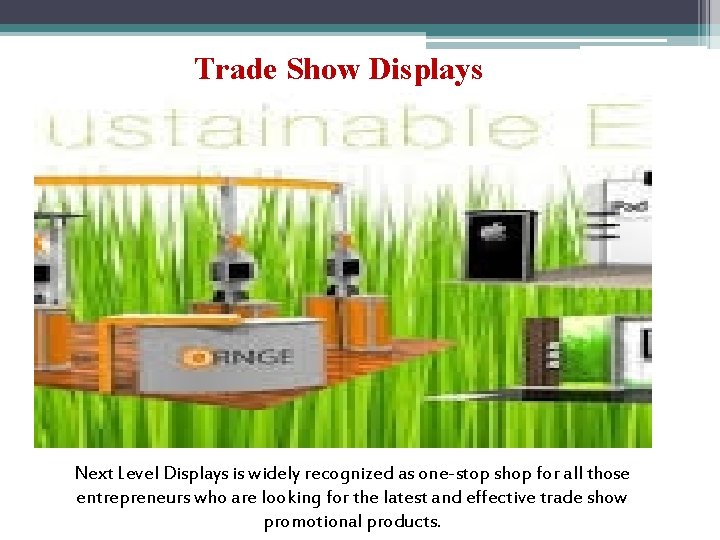 Next Level Displays Trade show rental booth became