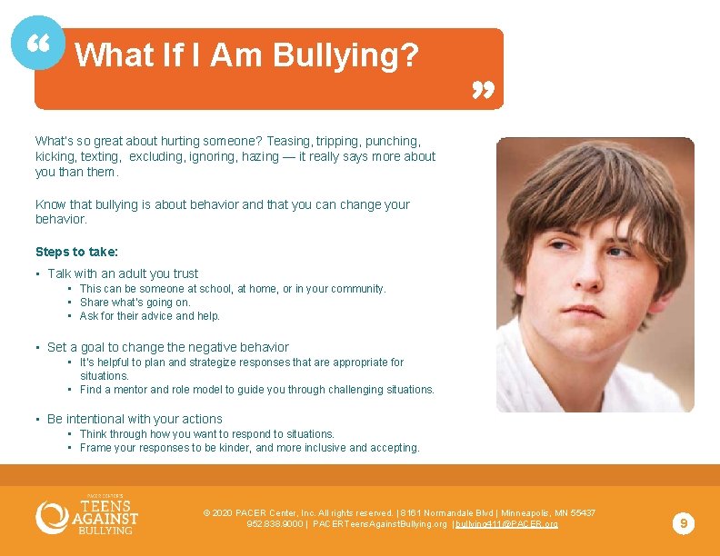 Bullying 101 Guide for Middle and High School