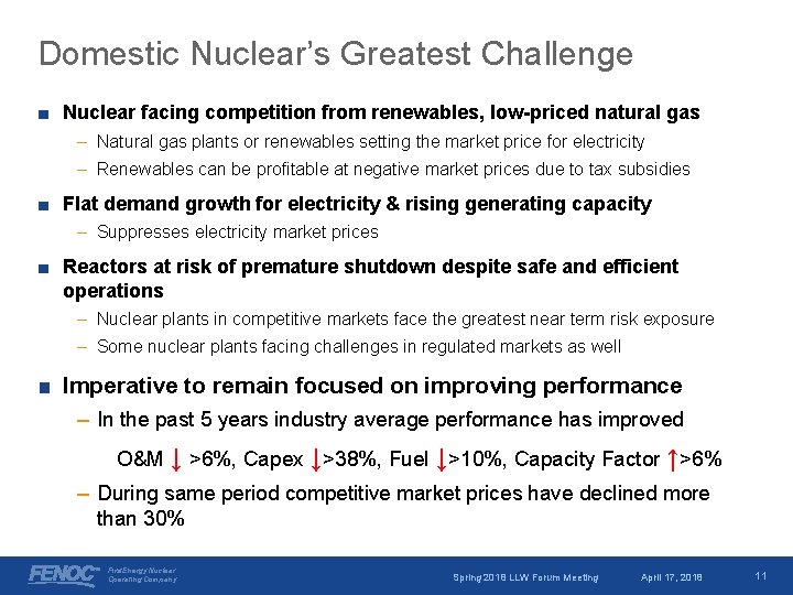 Future Direction of the Nuclear Industry Developing a