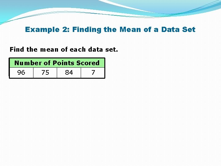 Mean Median Mode and Range 28 VOCABULARY Players