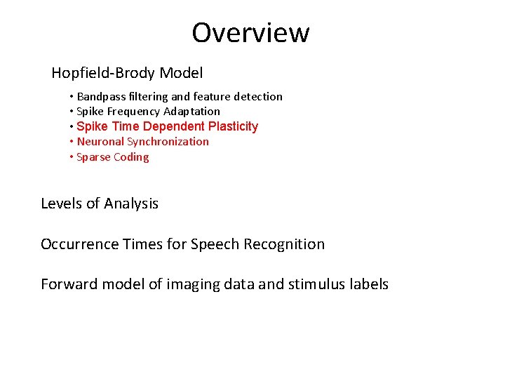A Dynamical Pattern Recognition Model of Gamma Activity
