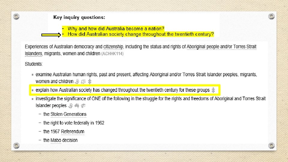Step 3 What inquiry questions can be asked