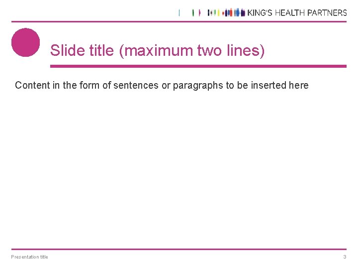 Presentation title maximum three lines Presentation subtitle maximum