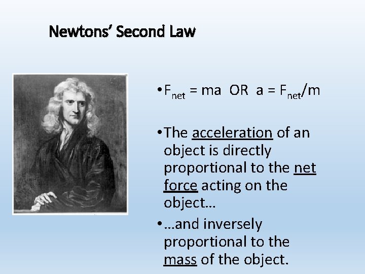 WARMUP We will take a free body diagram