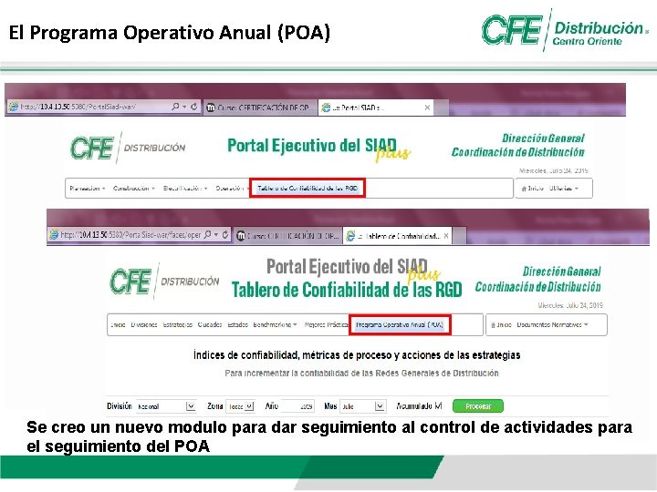 PLANEACION OPERATIVA ANUAL El Programa Operativo Anual POA