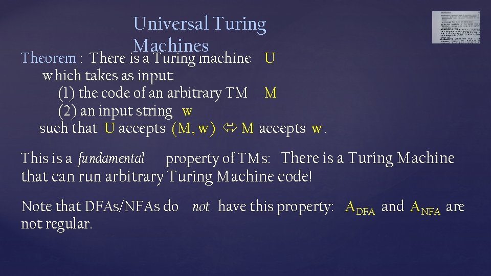 Encoding TMs and the Universal TM CS 154
