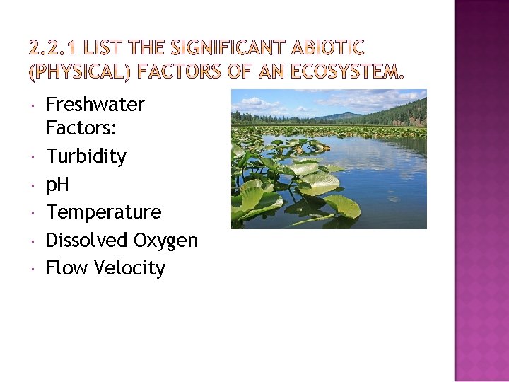 2 2 Measuring abiotic components of the system