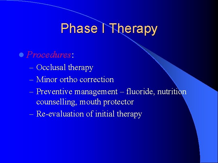 Phase Therapy Objectives Procedures Learning Outcomes Understand the
