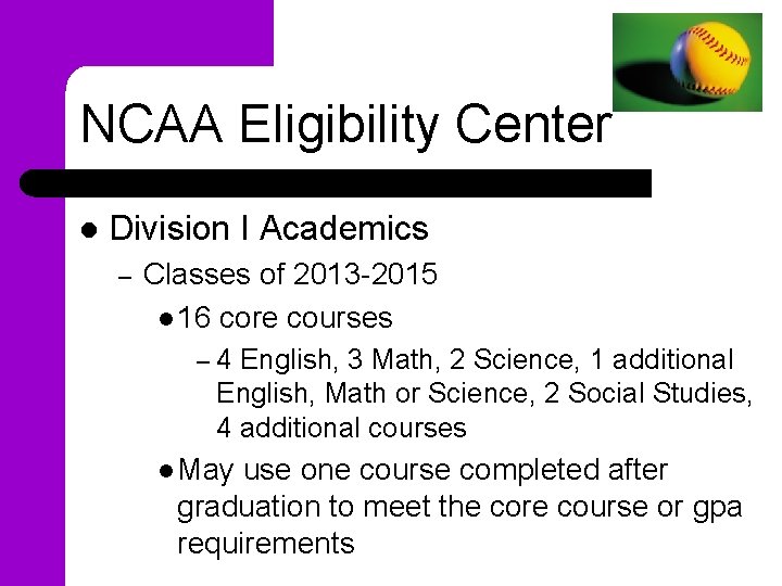 Preparing Yourself to be a College Bound StudentAthlete