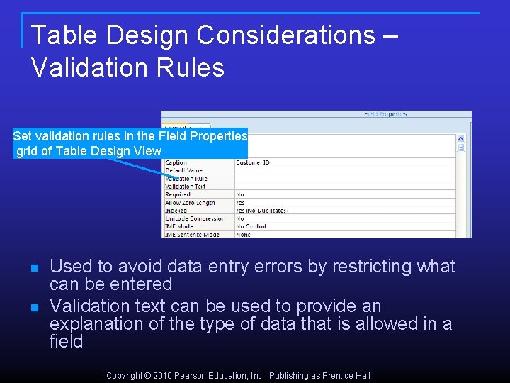 Exploring Microsoft Office Access 2007 Chapter 2 Relational