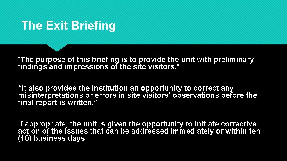 After the AAALAC site visit Joan T Richerson