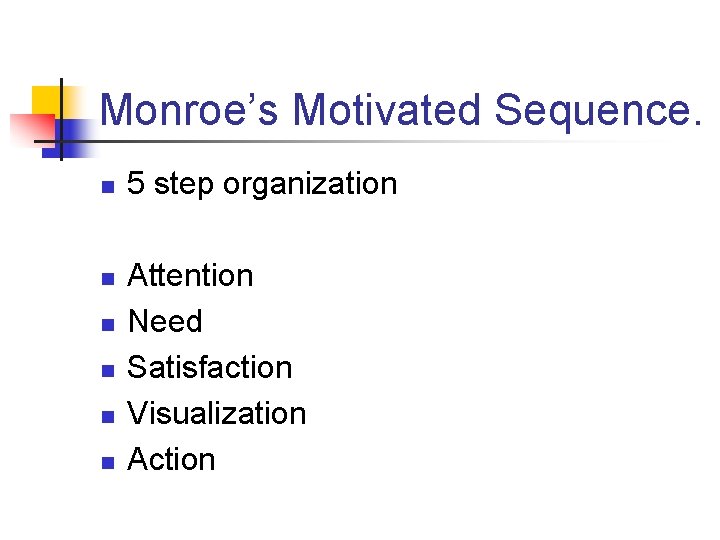 Persuasion Discussion Communication 24 Three Components of Policy