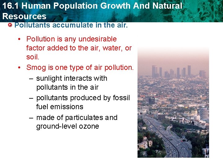 16 1 Human Population Growth And Natural Resources