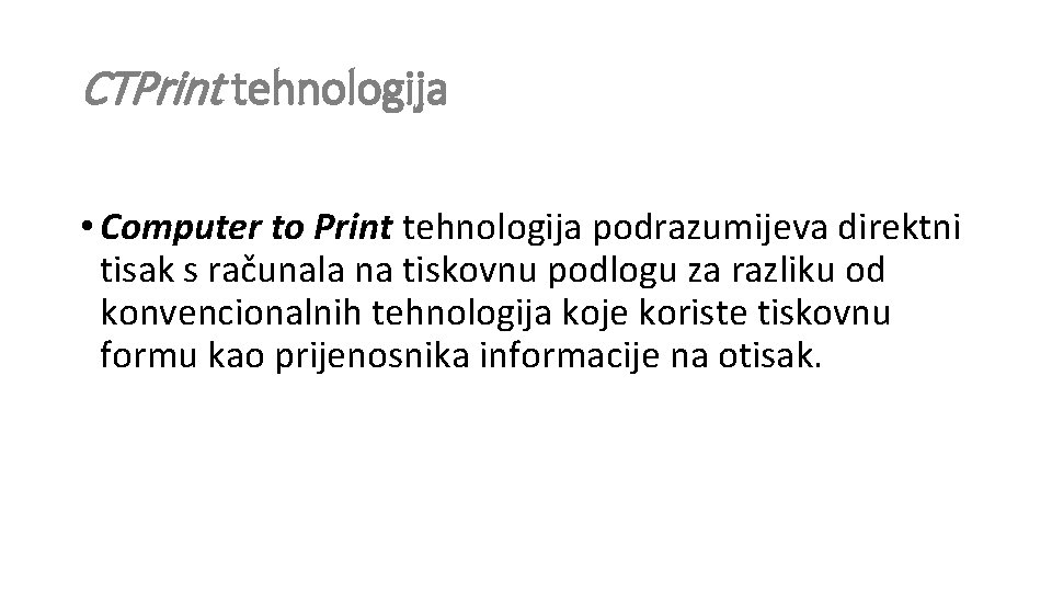 Naziv teme UVOD U BEZKONTAKTNE TEHNIKE TISKA Nastavni