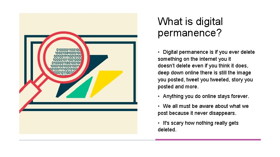 Digital footprint By Anastasija What is a digital