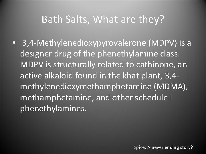 Overview of Current Synthetics Darrell L Davis Laboratory