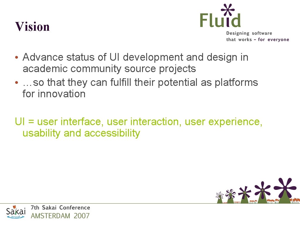 An Introduction to the Fluid Project Jutta Treviranus