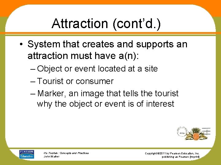 Chapter 8 Attractions and Entertainment Its Tourism Concepts