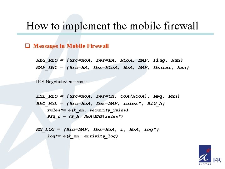 A Scheme of Mobile Firewall in Mobile IPv