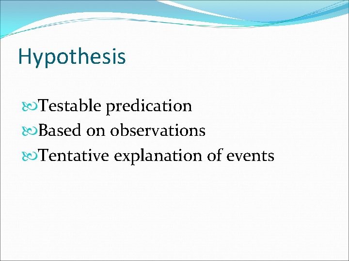 Section 1 3 Scientific Method Objectives Identify the