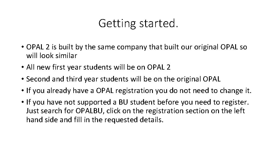 OPAL 2 A guide for practice supervisors and
