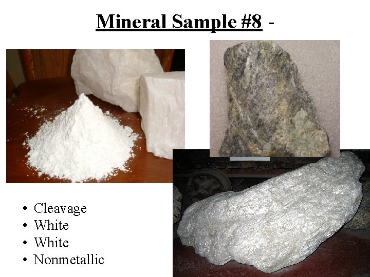 Lab 6 Mineral Identification Due Mon 113 Do