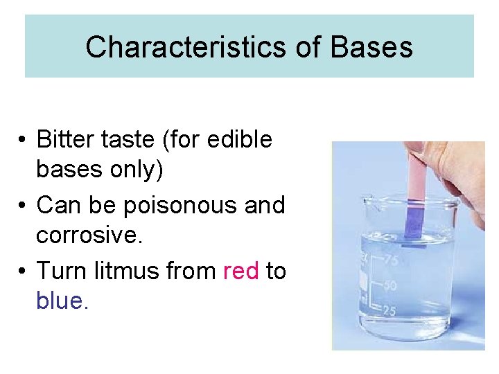 Definitions of Acids and Bases Chemistry Mrs Coyle