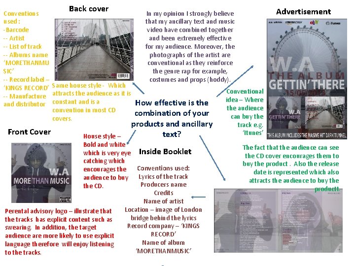 Back cover Conventions used Barcode Artist List of