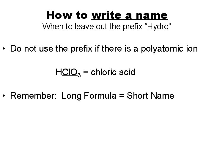 Acids Chemical Bonding Types of Chemical Bonds There