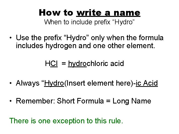 Acids Chemical Bonding Types of Chemical Bonds There