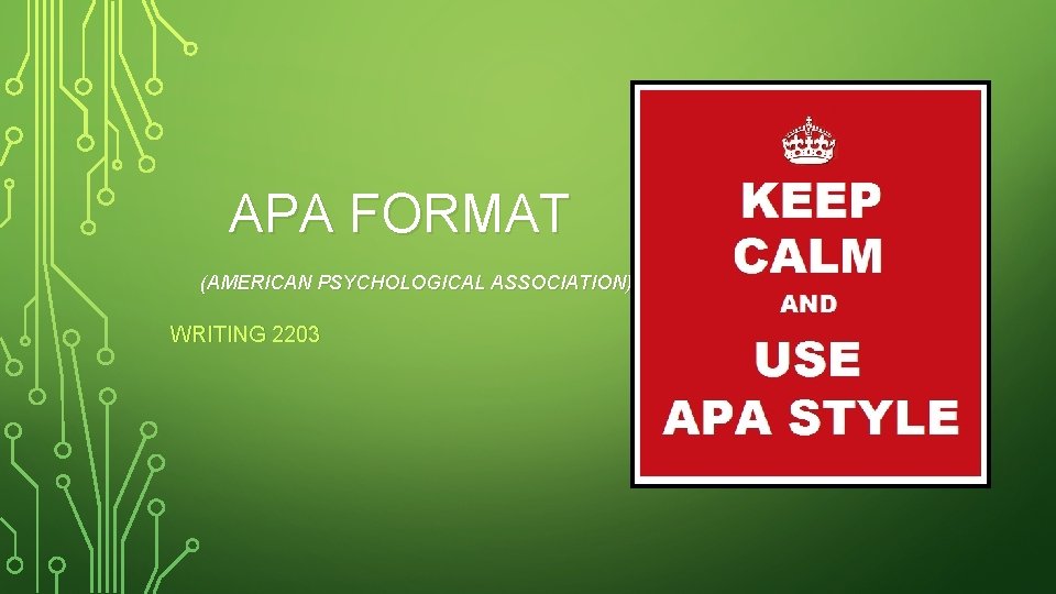 APA FORMAT AMERICAN PSYCHOLOGICAL ASSOCIATION WRITING 2203 APA