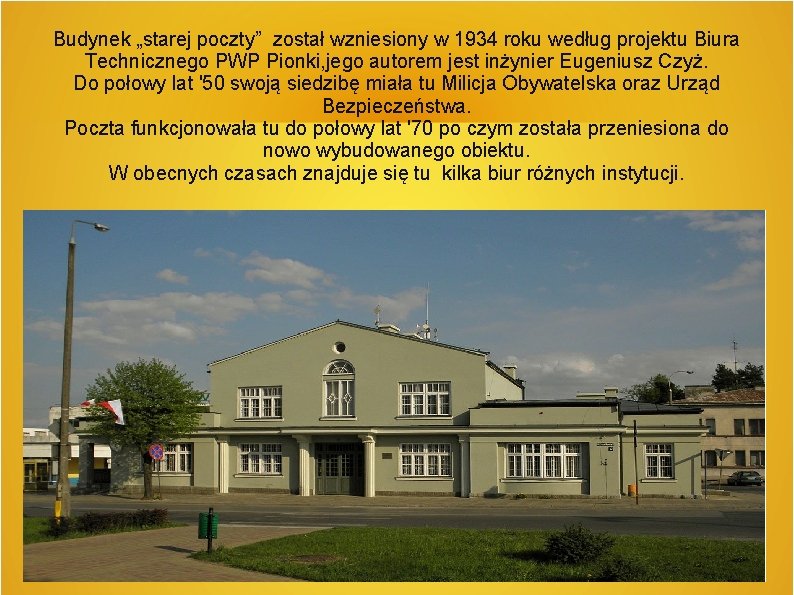 Zabytki Pionek Jakub Grabowski Klasa V a Pomimo