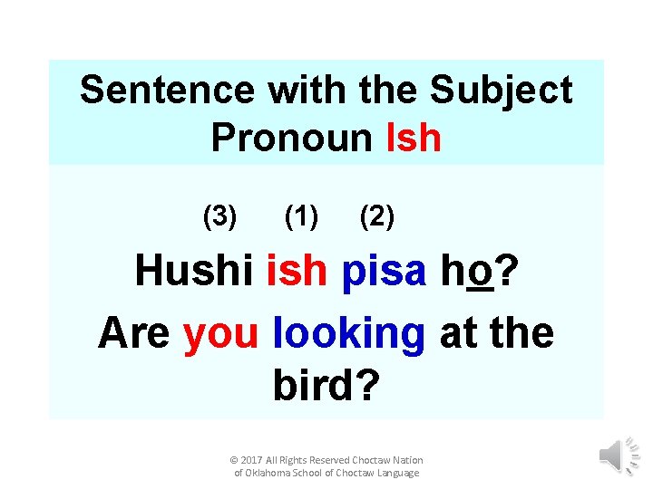 CHAPTER 6 LESSON 2 SUBJECT PRONOUNS VERB Rule