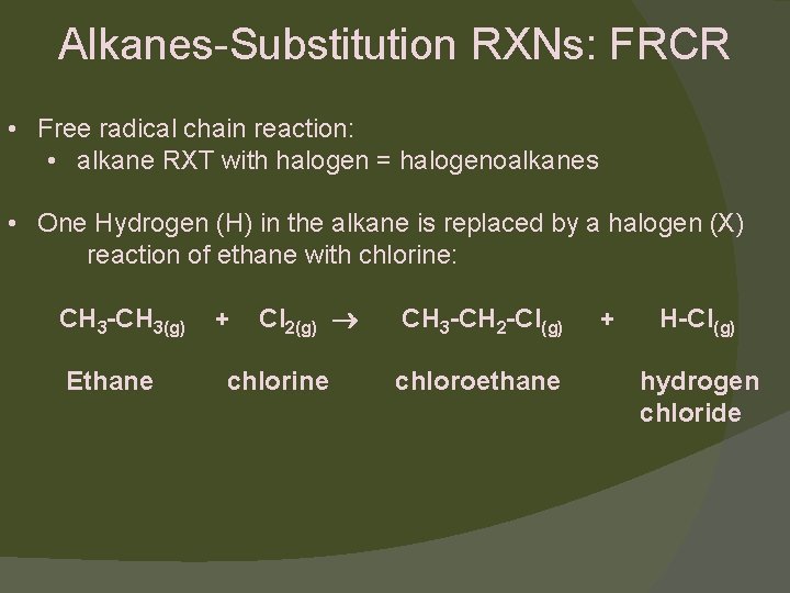 Chapter 10 2 Structure bonding and chemical reactions